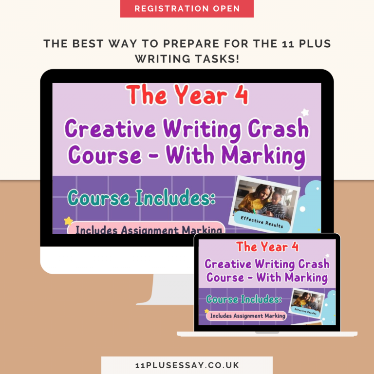 Year 4 Creative Writing Foundation Course - 11PlusEssay.co.uk - the best way to help your child ...